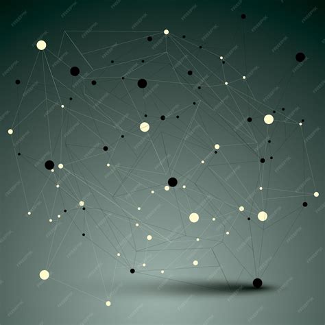 Premium Vector 3d Vector Abstract Technology Mesh Shape Perspective Geometric Lace Object