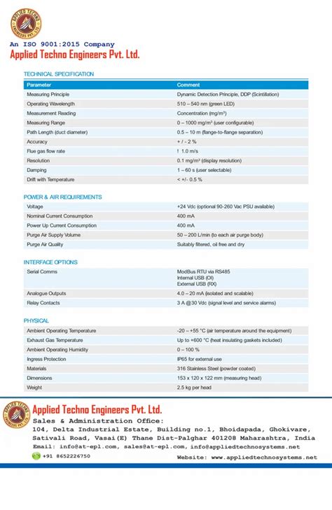 Stack Emission Monitoring Systems At ₹ 325500 Unit Stack Monitoring Systems In Vasai Id