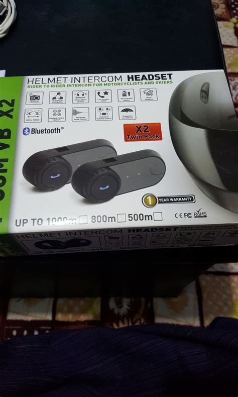 Helmet Intercom Headset Motorcycles Motorcycle Accessories On Carousell
