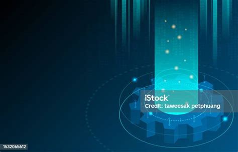 3d 기어 패턴 빛나는 스탠드 기하학적 디지털 기술 및 엔지니어링 미래 기하학적 데이터 추상 톱니바퀴 배경 Ep1 기어 기계