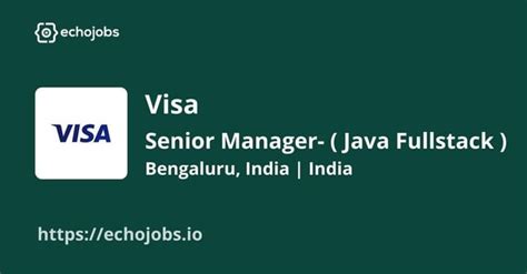 Hiring Senior Manager Java Fullstack India Bengaluru India Java Spring Angular React