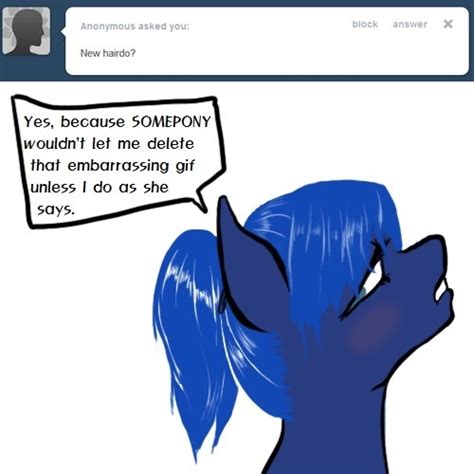 Safe Artist Lyun Character Princess Luna Ask Lunatic Luna Female Simple Background