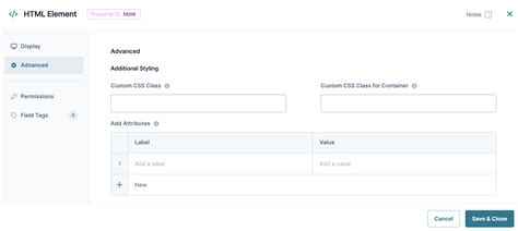 Html Element Component