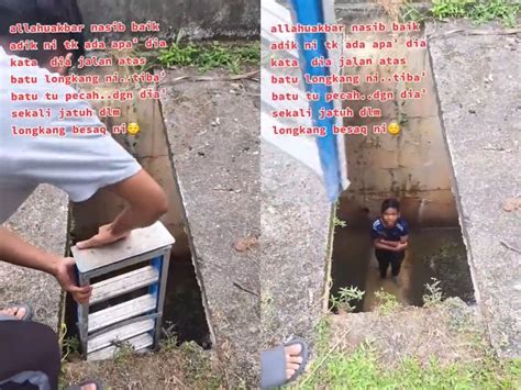 [video] Penutup Batu Pecah Budak Lelaki Jatuh Longkang Kosmo Digital