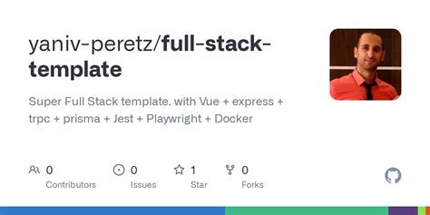 Github Yaniv Peretzfull Stack Template Super Full Stack Template With Vue Express Trpc