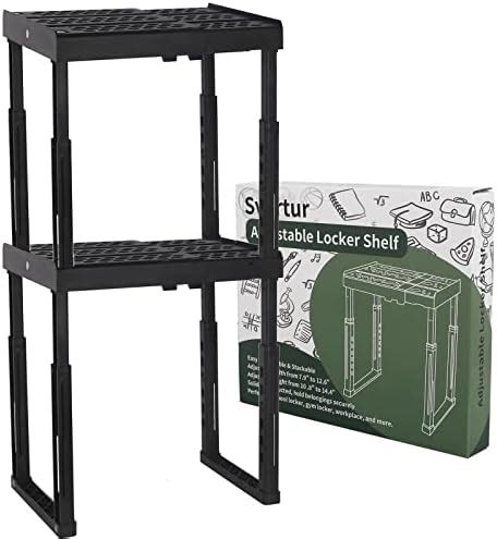 Locker Shelf Adjustable Height And Width Locker Organizer For Work