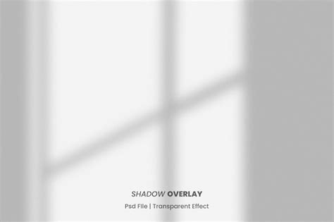 그림자 오버레이 투명 배경 효과 Psd 프리미엄 Psd 파일