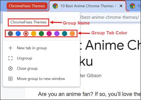How To Use Chrome Tab Group For Productivity ChromeFixes