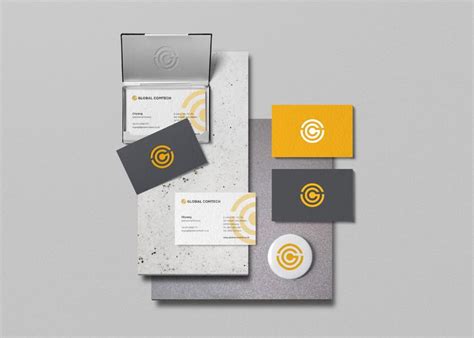 Global Comtech Logo Identity Rebrand On Behance Identity Logo