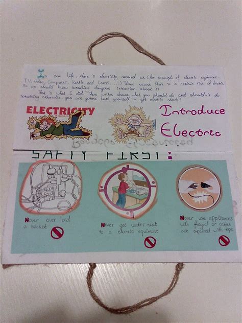 Science With Mr Copil Creative Project About Electricity And Safety