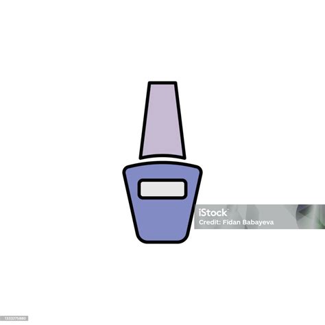 매니큐어 병 윤곽선 아이콘 서명 및 기호는 웹 로고 모바일 앱 Ui Ux에 사용할 수 있습니다 0명에 대한 스톡 벡터 아트 및 기타 이미지 Istock