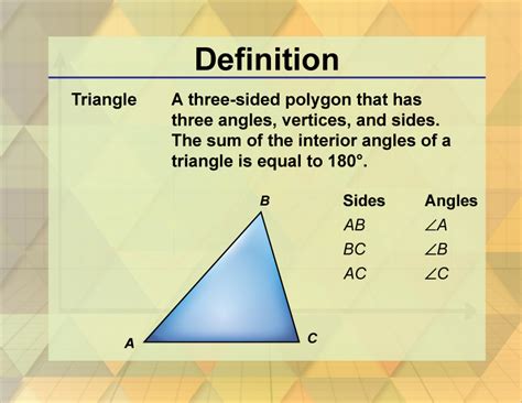 Definition Triangle Concepts Triangle Definition 2 Media4math