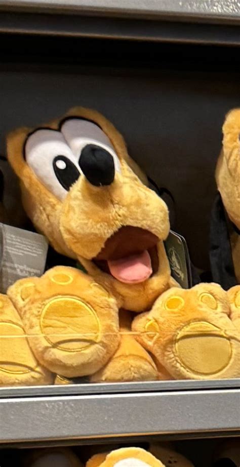 Disney Parks Pluto Big Feet Plush Doll New