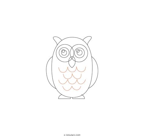 Как нарисовать сову поэтапно 🖌 Рисунки карандашом поэтапно