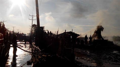 Dvb လိႈင္သာယာ စက္မႈဇုန္တြင္ မီးေလာင္