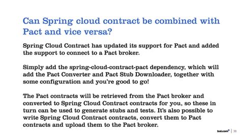 Consumer Driven Contract Testing PPT