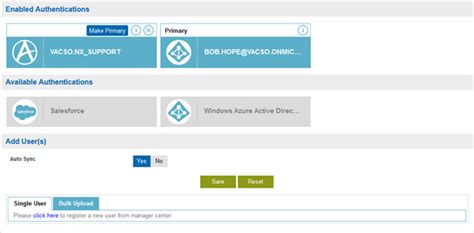 Admin Settings Screen