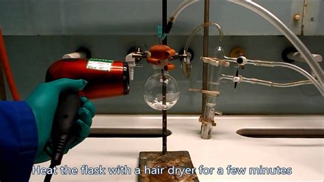 Drying Glassware Under A Nitrogen Atmosphere Youtube