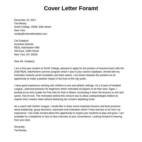 15 Cover Letter For Cv Cover Letter Example Cover Letter Example Riset