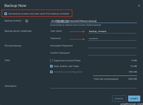 Configuring Vmware Vcsa Backup Using Nfs Vmattroman