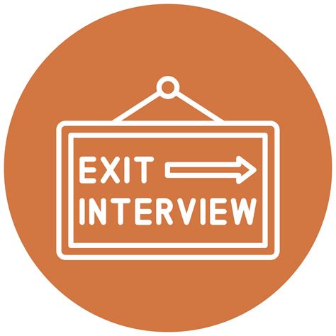 Exit Interview Icon Style 9482210 Vector Art At Vecteezy