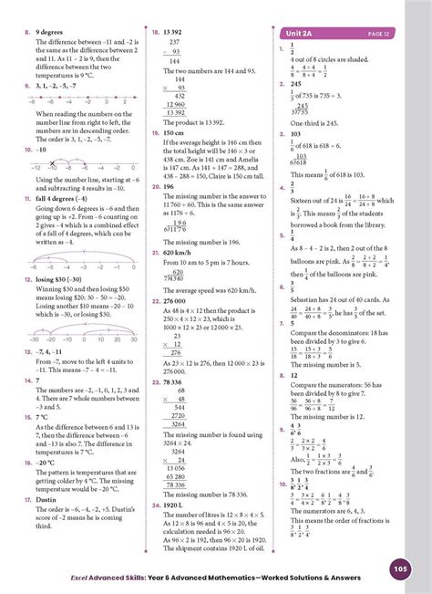 Excel Advanced Skills Advanced Mathematics Year 6 Pascal Press 9781741256598 Educational