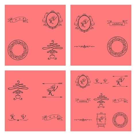 장식 붓글씨 요소 꽃 분배기 벡터 Eps Ai Uidownload