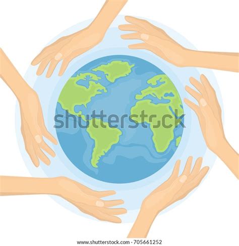 World Environment Day Hands Protect Earth Stock Illustration 705661252 Shutterstock