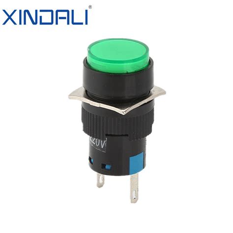 Xdl Al Mini Push Button Switch Light Indicator Plastic Push Button Switch China Push