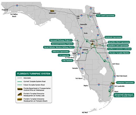 Florida Turnpike Map