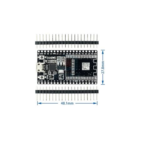 Black Esp32 Devkitc Development Board Backboard Robozar