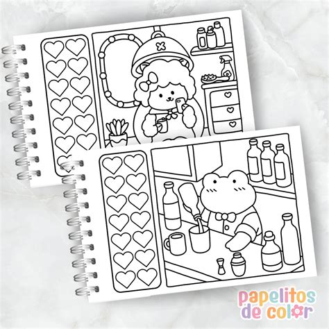 🌿 Libro Para Pintar Hygge Vibes Papelitos De Color
