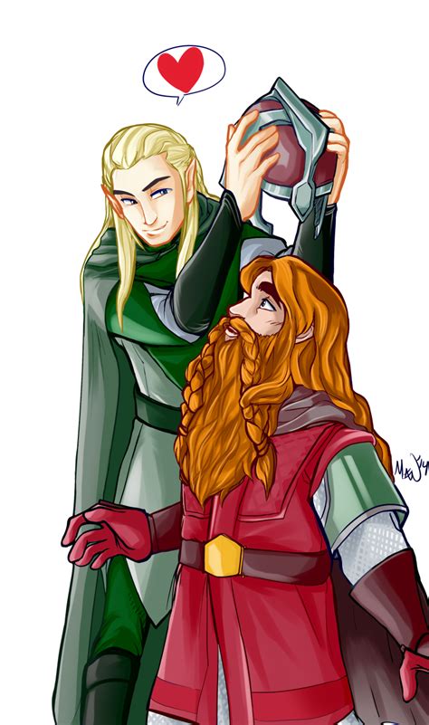 Pin On Gimli And Legolas