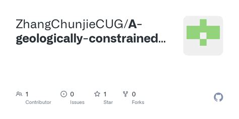 Github Zhangchunjiecuga Geologically Constrained Deep Learning Algorithm For Recognizing