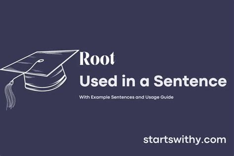 Root In A Sentence Examples 21 Ways To Use Root