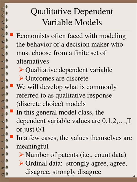 Ppt Qualitative Response Models Powerpoint Presentation Free Download Id5808514