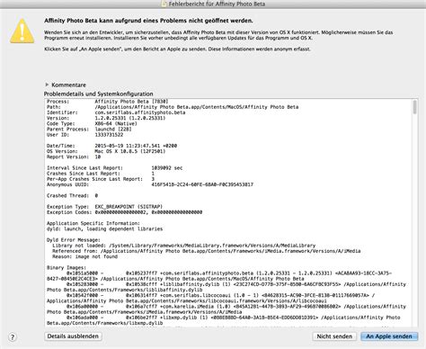 Unable To Start The Latest Affinity Photo Beta Pre V2 Archive Of Desktop Questions Macos And