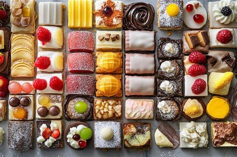 Colorful Assortment Of Swiss Sweets And Desserts Premium Ai Generated