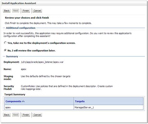 Installing And Configuring The Apex Listener 201 On Weblogic 12c