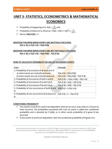Stats Ecotrix Notes Pdf Errors And Residuals Regression Analysis