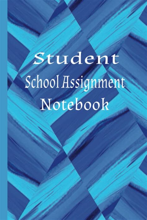 Student Assignment Notebook Beautiful Abstract Pattern