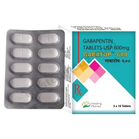 Generic Neurontin Gabatop Capsule Gabapentin 600mg Trustedmedz