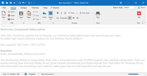 Ribbon Winforms Controls Devexpress Documentation
