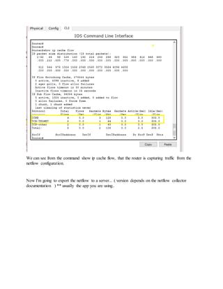 Packet Tracer SNMP Netflow Sys Log DOCX