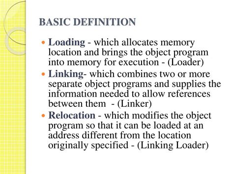 Ppt Unit Iii Loaders And Linkers Powerpoint Presentation Free Download Id4066089