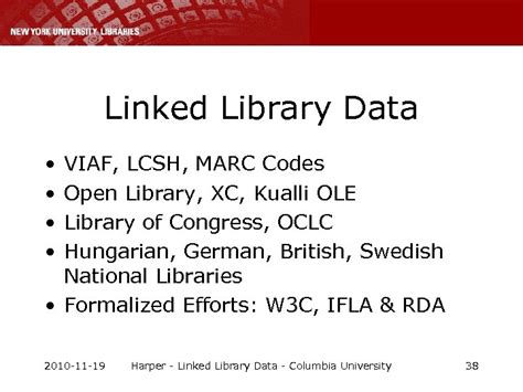 Linked Library Data Modeling Metadata For The Semantic
