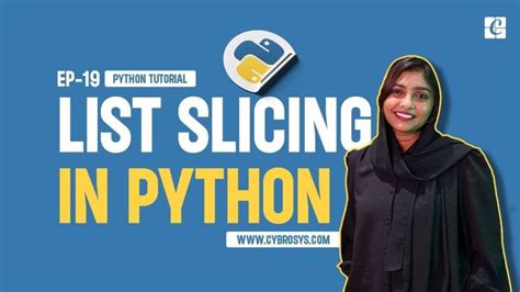 Cybrosys Technologies Pvt Ltd On Linkedin What Is List Slicing In