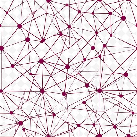 Geometric Triangular Pattern With Star Icon And Connected La Nature Inspired Abstract Outline