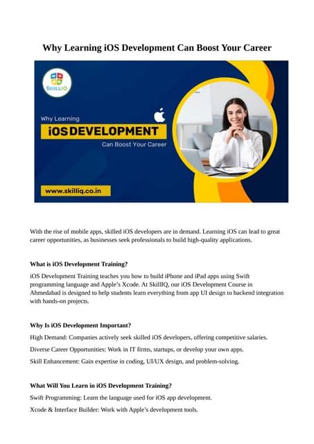 Why Learning Ios Development Can Boost Your Careerpdf