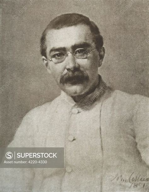 English Writer Rudyard Kipling 1865 1936 Superstock